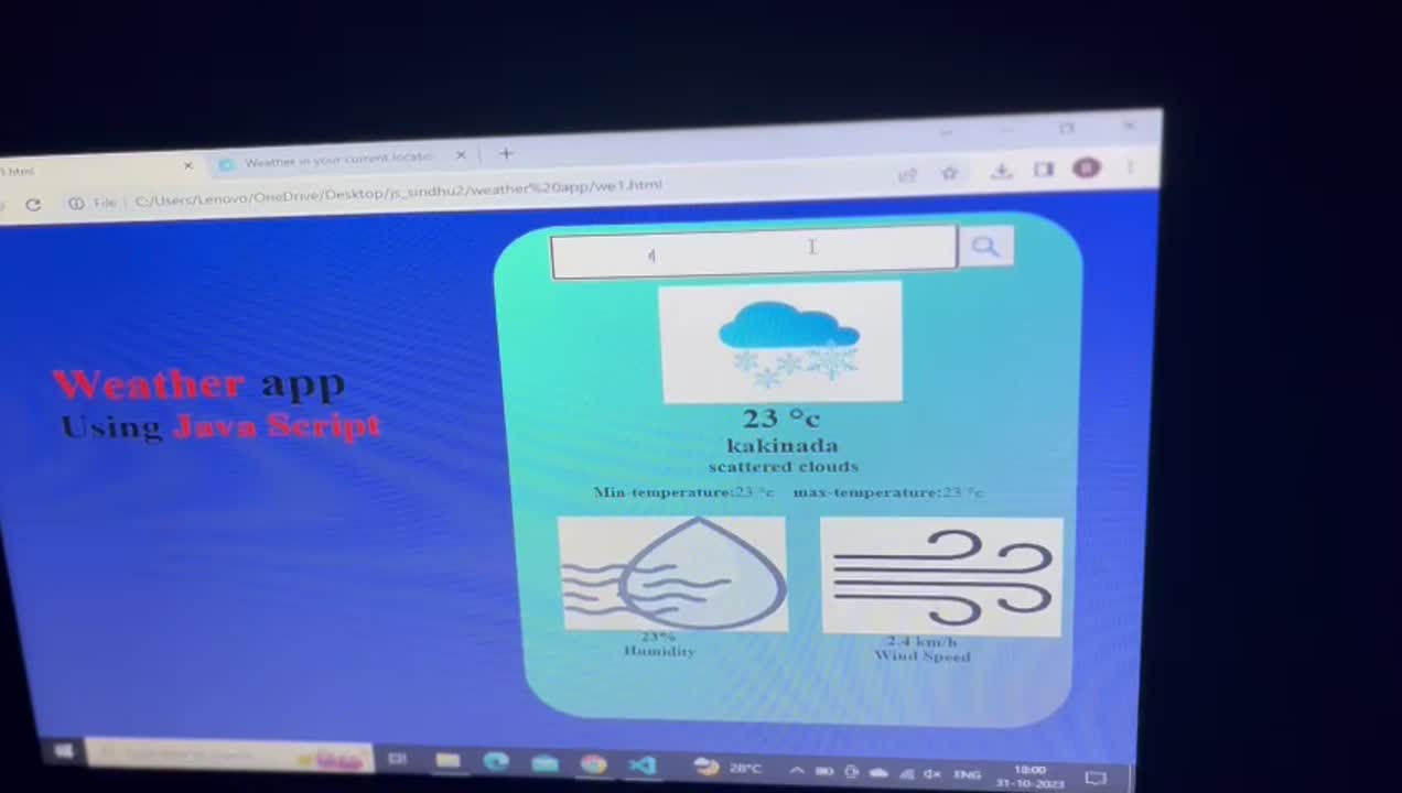 Bobba Sindhu on LinkedIn: I created weather app using HTML,CSS and Java ... Bobba Sindhu on LinkedIn: I created weather app using HTML,CSS and Java ...
