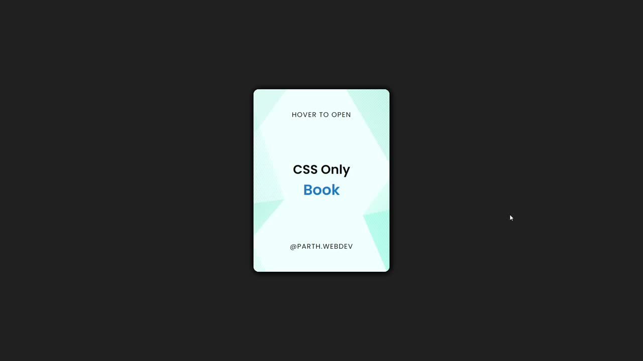 How to create a 3D book animation with HTML | Parth Johar posted on the ... How to create a 3D book animation with HTML | Parth Johar posted on the ...