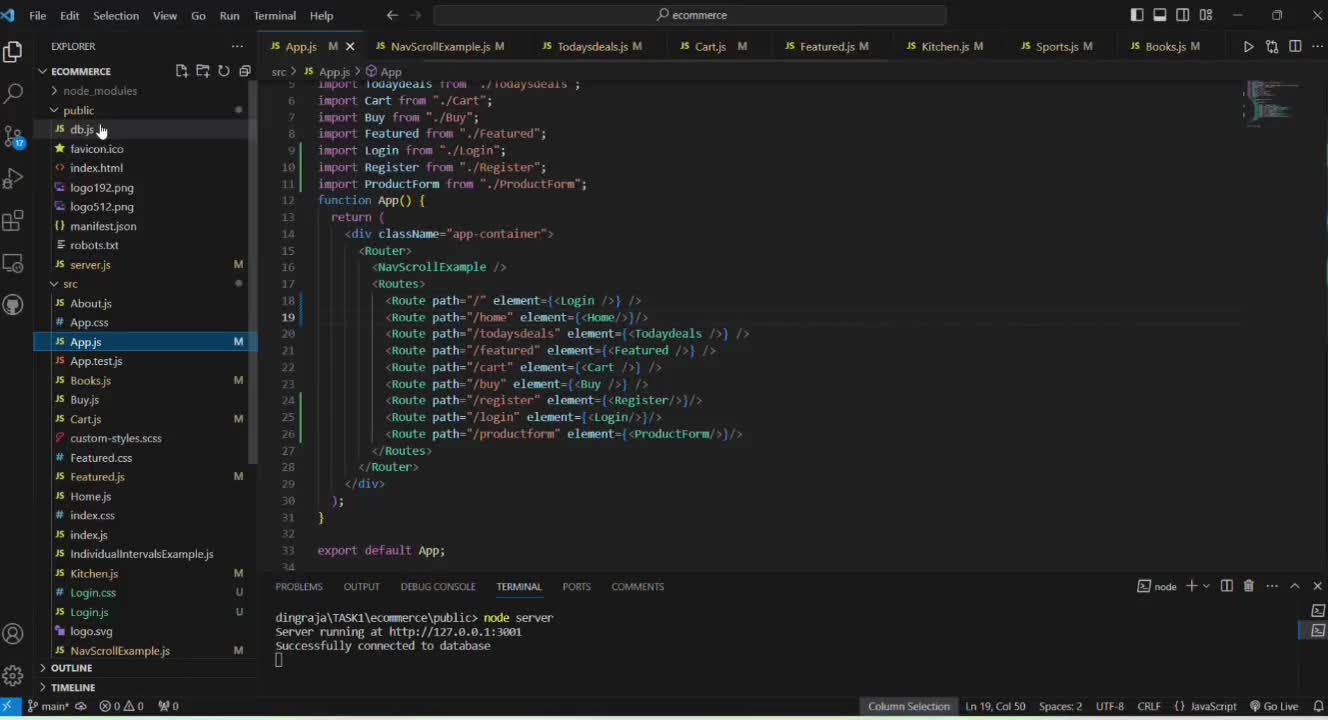 Sangeeth Satyada on LinkedIn: #reactjs #mysql #nodejs #codingraja Sangeeth Satyada on LinkedIn: #reactjs #mysql #nodejs #codingraja