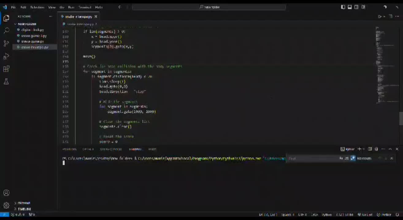 Created a snake game using python | Mani priya Paramasivam posted on ... Created a snake game using python | Mani priya Paramasivam posted on ...