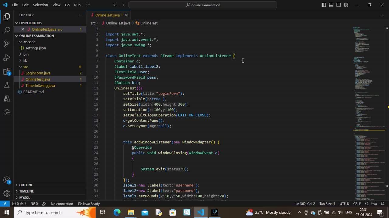 My latest project on Java Swing for online exams | Prachi Patil posted ... My latest project on Java Swing for online exams | Prachi Patil posted ...