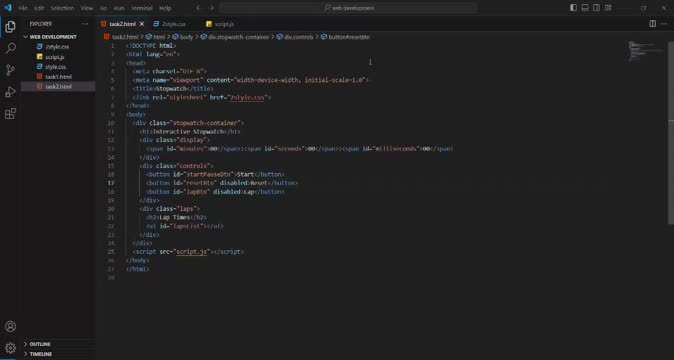 BOOMIKA A on LinkedIn: #webdevelopment #javascript #html #css #stopwatchapp BOOMIKA A on LinkedIn: #webdevelopment #javascript #html #css #stopwatchapp