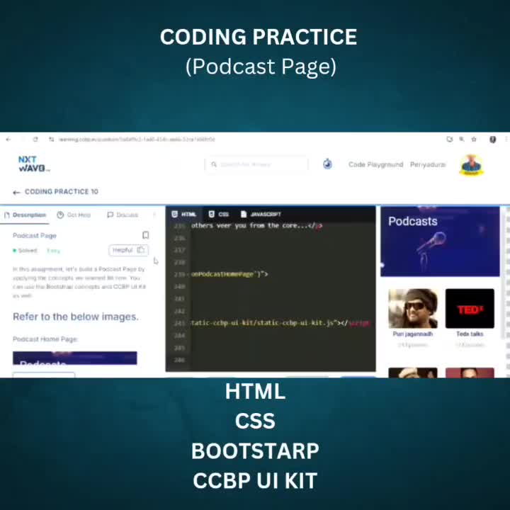 PERIYADURAI N on LinkedIn: #nxtwave #codingchallenge #html #css # ... PERIYADURAI N on LinkedIn: #nxtwave #codingchallenge #html #css # ...