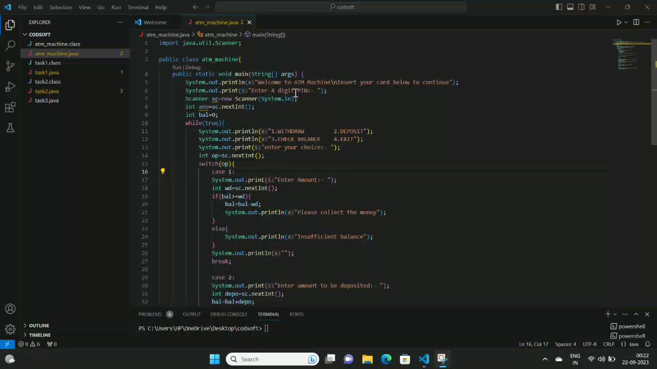 #codsoft #java #internship | Ayush Srivastava #codsoft #java #internship | Ayush Srivastava