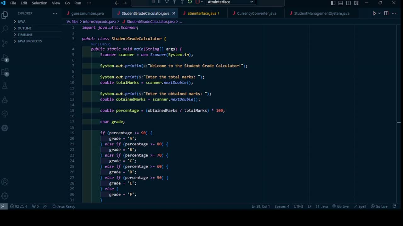 Completed java programming task at Codsoft | Shrey Bhardwaj posted on ... Completed java programming task at Codsoft | Shrey Bhardwaj posted on ...