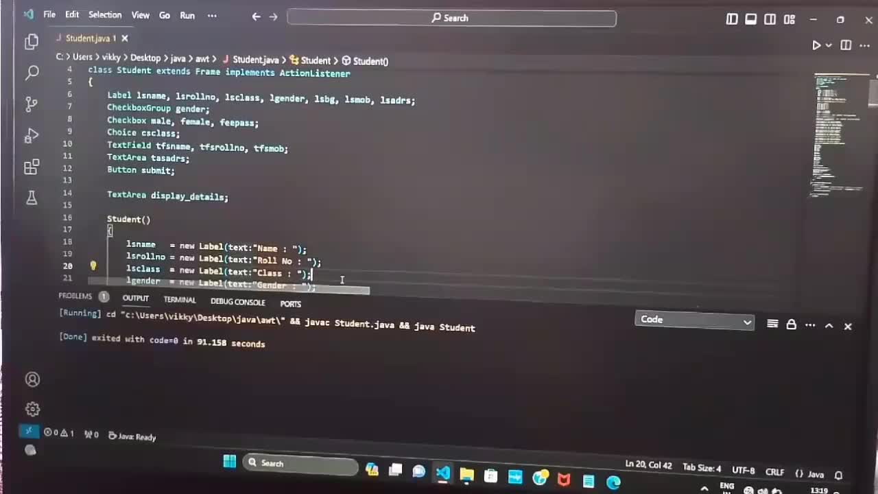 Vikas Shinde on LinkedIn: #programming #java #awt Vikas Shinde on LinkedIn: #programming #java #awt