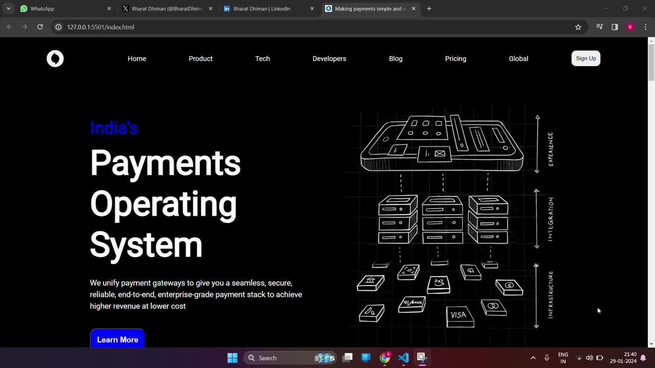 Bharat Dhiman on LinkedIn: Created Juspay clone π»π§ HTML || CSS (flexbox ... Bharat Dhiman on LinkedIn: Created Juspay clone π»π§ HTML || CSS (flexbox ...