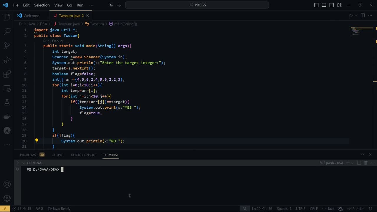 Shrinkhal _ on LinkedIn: #java #codequest #twosum #algorithm ... Shrinkhal _ on LinkedIn: #java #codequest #twosum #algorithm ...