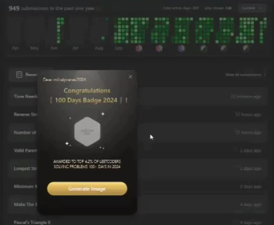 #100daysofcode #leetcode #codingjourney #programmingmilestone | Pranav ... #100daysofcode #leetcode #codingjourney #programmingmilestone | Pranav ...