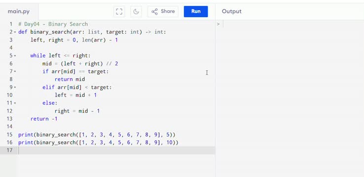 Vignesh M on LinkedIn: #codingchallenge #binarysearch #algorithm # ... Vignesh M on LinkedIn: #codingchallenge #binarysearch #algorithm # ...
