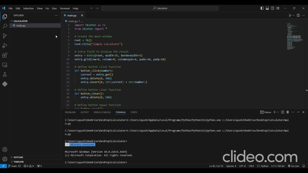 How I built a Python calculator with Tkinter | Ayush Raj posted on the ... How I built a Python calculator with Tkinter | Ayush Raj posted on the ...