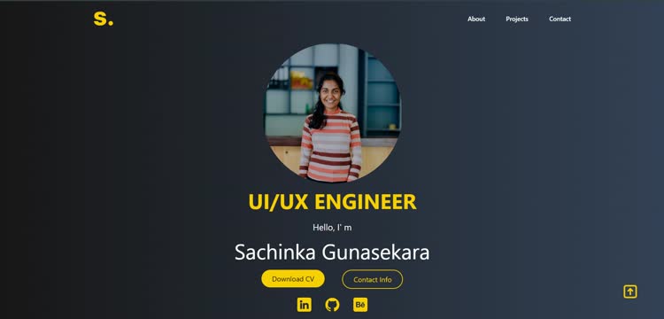 Sachinka Gunasekara on LinkedIn: #portfolio #uiux #reactjs #tailwindcss Sachinka Gunasekara on LinkedIn: #portfolio #uiux #reactjs #tailwindcss