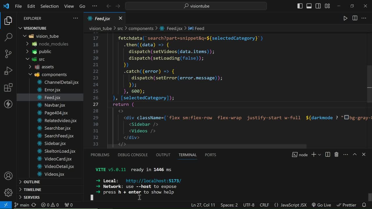 VisionTube: A YouTube clone with React Js | Ritik pandey posted on the ... VisionTube: A YouTube clone with React Js | Ritik pandey posted on the ...