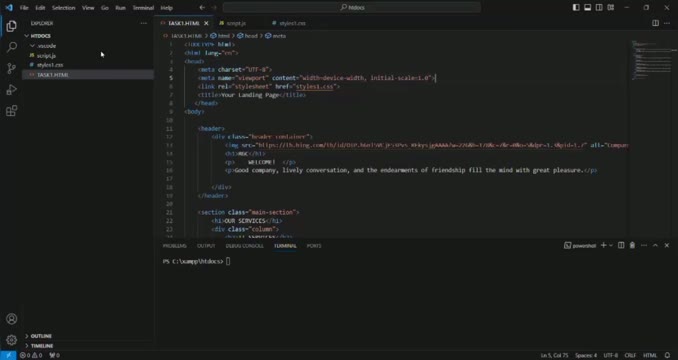 Revanth G C on LinkedIn: #codesoft #webdevelopment #landingpagedesig Revanth G C on LinkedIn: #codesoft #webdevelopment #landingpagedesig
