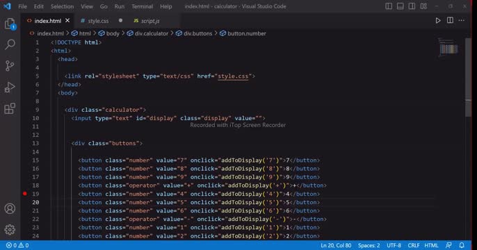 Shubham Annpurne on LinkedIn: #calculator #javascript #html #css # ... Shubham Annpurne on LinkedIn: #calculator #javascript #html #css # ...