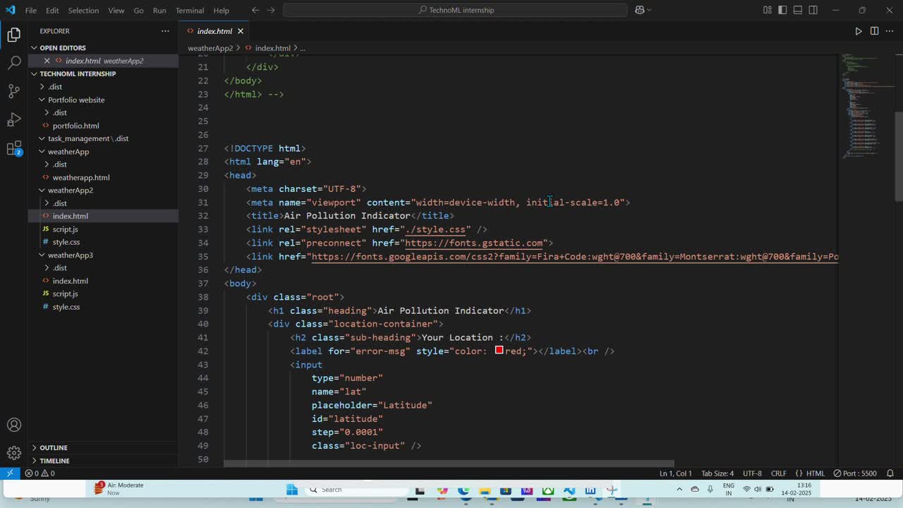 #webdevelopment #javascript #openweatherapi #airquality #geolocation ... #webdevelopment #javascript #openweatherapi #airquality #geolocation ...