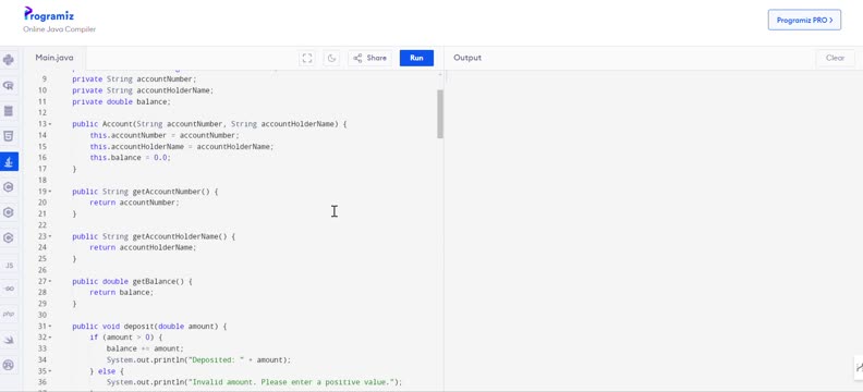 Ayush Jaiswal on LinkedIn: #java #bankingsystem # ... Ayush Jaiswal on LinkedIn: #java #bankingsystem # ...