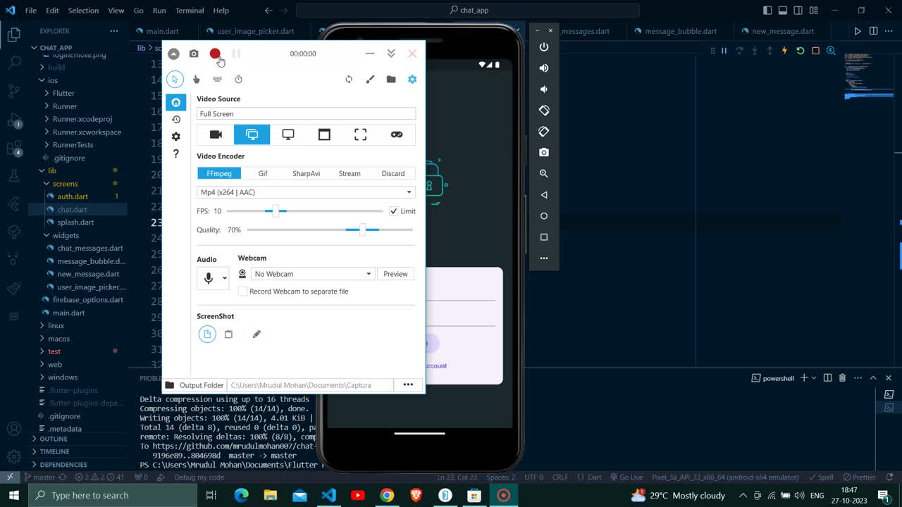 Launching ChatMate app with Flutter and Firebase | Mrudul Mohan posted ... Launching ChatMate app with Flutter and Firebase | Mrudul Mohan posted ...