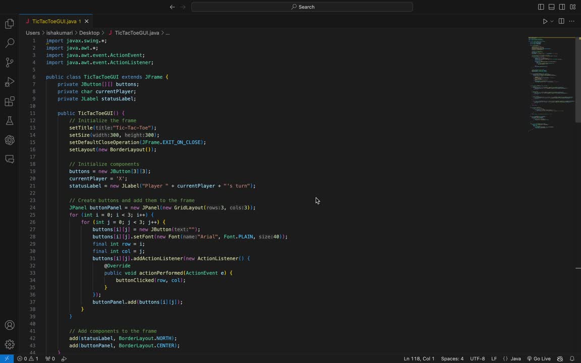 Isha Kumari on LinkedIn: #java #programming #internship #tictactoe #gui ... Isha Kumari on LinkedIn: #java #programming #internship #tictactoe #gui ...