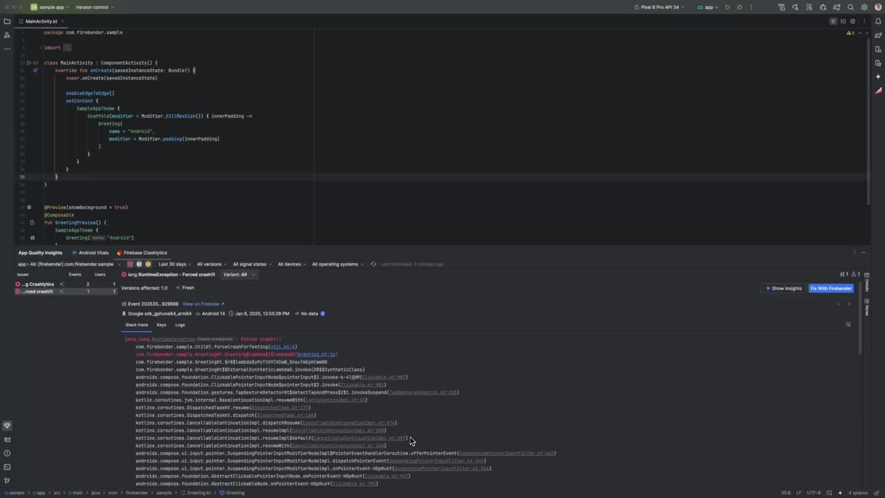 Kevin T. on LinkedIn: Fastest way to debug Android app crashes: Click ... Kevin T. on LinkedIn: Fastest way to debug Android app crashes: Click ...