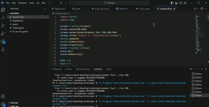 Swetha Dinesha on LinkedIn: #internpe #python #connect Swetha Dinesha on LinkedIn: #internpe #python #connect