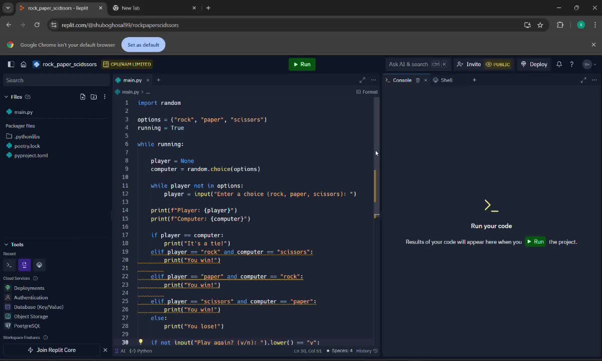 Shubhodip ghoshal on LinkedIn: #pythonproject #rockpaperscissors # ... Shubhodip ghoshal on LinkedIn: #pythonproject #rockpaperscissors # ...