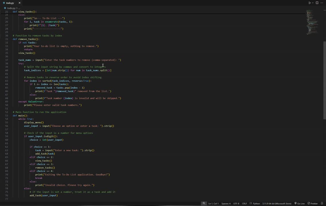 Vineet Bellary on LinkedIn: #python #todolist #internship #technohacks ... Vineet Bellary on LinkedIn: #python #todolist #internship #technohacks ...