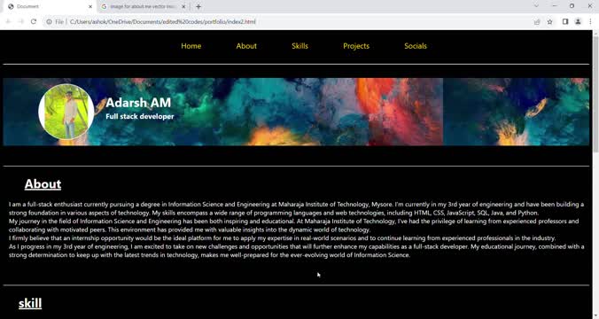 Showcasing my web development portfolio | Adarsh A.M posted on the ... Showcasing my web development portfolio | Adarsh A.M posted on the ...