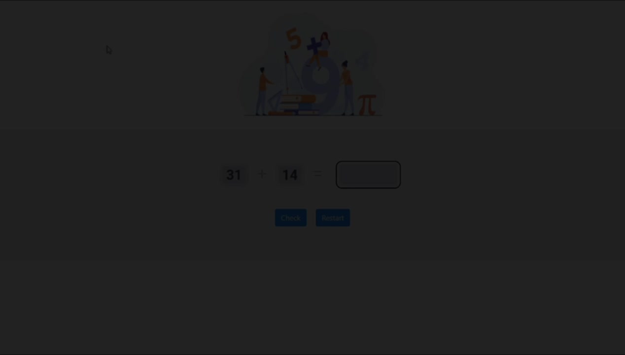 Created a simple addition game using JavaScript | Muthukamatchi Kannan ... Created a simple addition game using JavaScript | Muthukamatchi Kannan ...