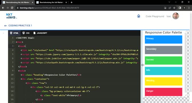 Isac Daniel on LinkedIn: #bootstrap #html #css #day3 #30daysofcode # ... Isac Daniel on LinkedIn: #bootstrap #html #css #day3 #30daysofcode # ...