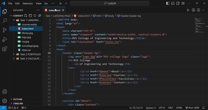 Sagorika Bhui on LinkedIn: #task1 #codsoft #internship #webdevelopment ... Sagorika Bhui on LinkedIn: #task1 #codsoft #internship #webdevelopment ...