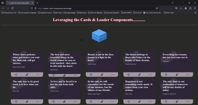 Introducing my React.js project Cards & Loader | Rishu kumar gupta ... Introducing my React.js project Cards & Loader | Rishu kumar gupta ...