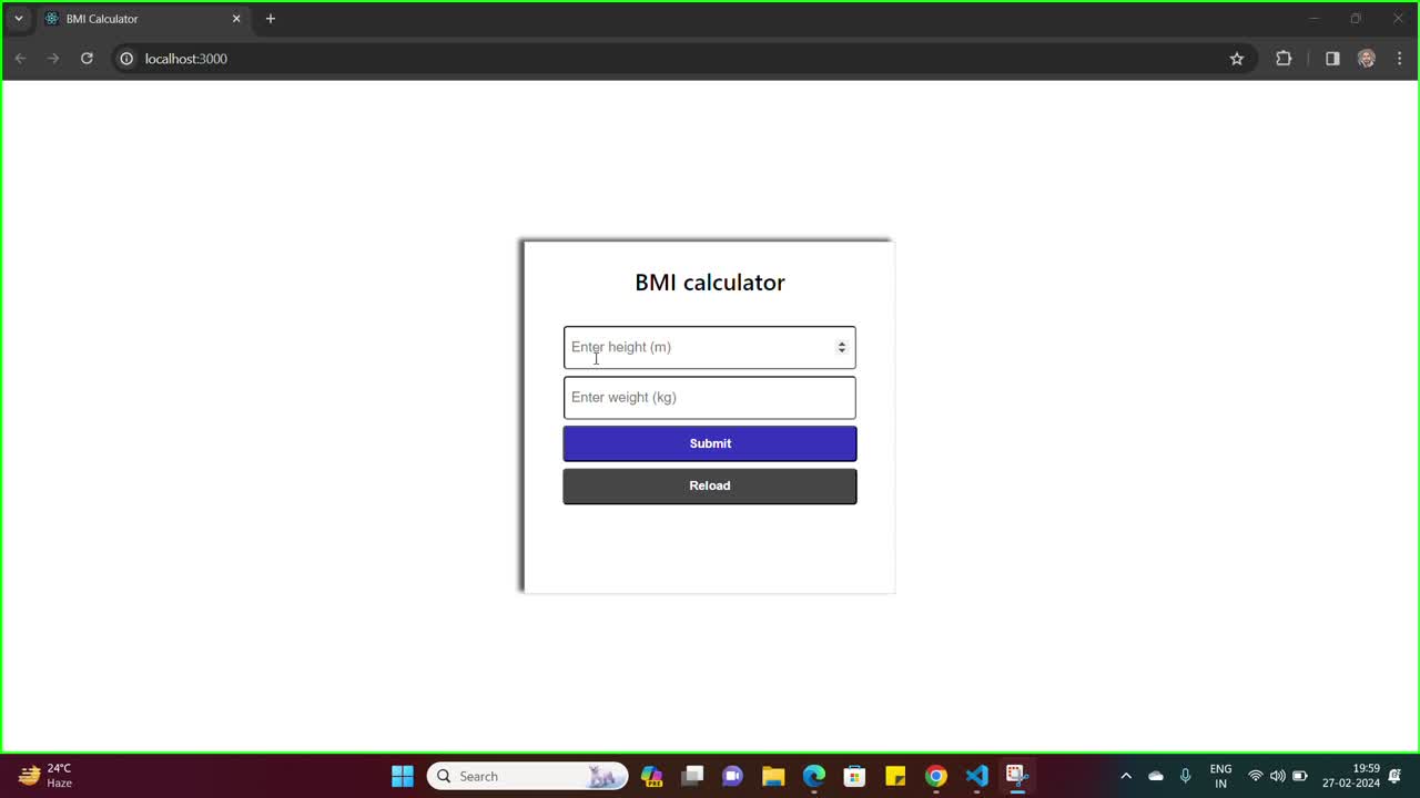 Built my own BMI Calculator using React | Sunny Mishra posted on the ... Built my own BMI Calculator using React | Sunny Mishra posted on the ...