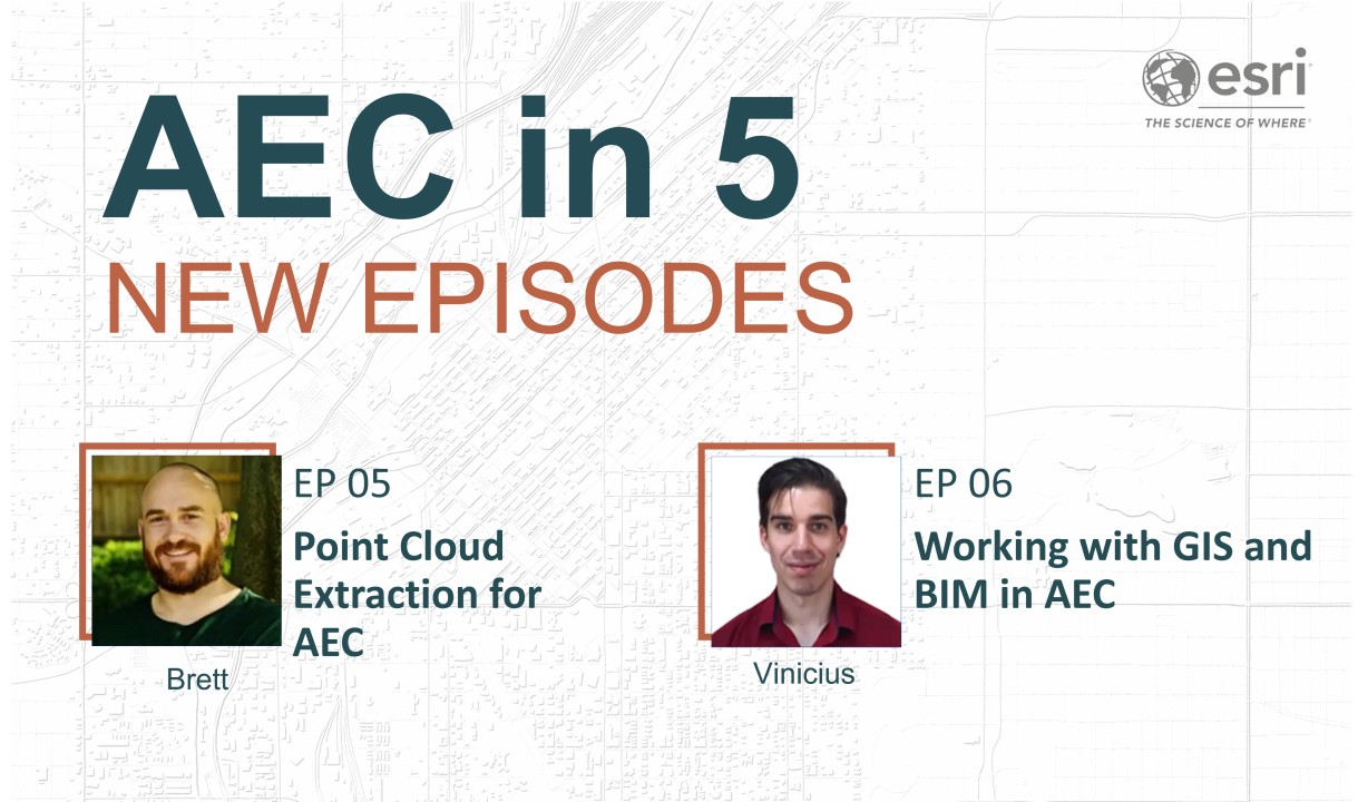 Check out what our Esri AEC Solutions Engineers have been up to. These ... Check out what our Esri AEC Solutions Engineers have been up to. These ...