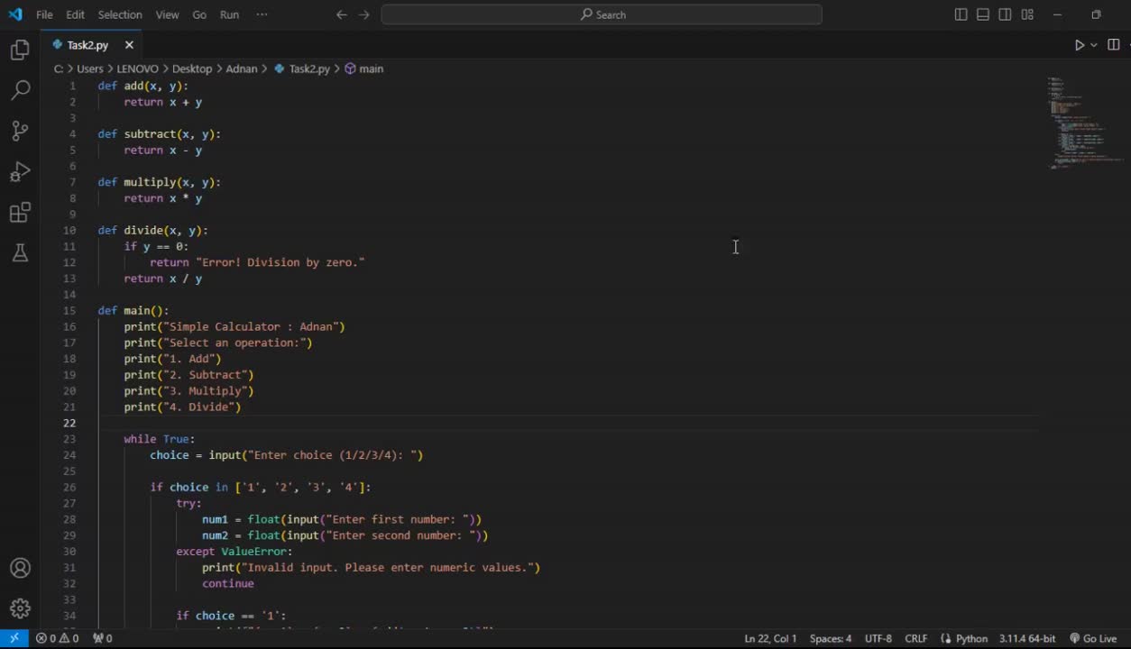 Aradhya Mishra on LinkedIn: #internship #codsoft #python_programming Aradhya Mishra on LinkedIn: #internship #codsoft #python_programming