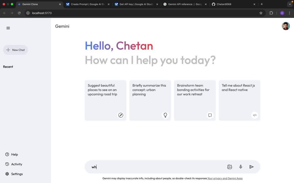 #reactjs #ai #chatbot #webdevelopment #openai #geminiclone #javascript ... #reactjs #ai #chatbot #webdevelopment #openai #geminiclone #javascript ...