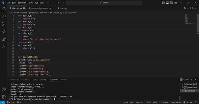 Supriya Nune on LinkedIn: #codsoft #pythonprogramming #internship Supriya Nune on LinkedIn: #codsoft #pythonprogramming #internship