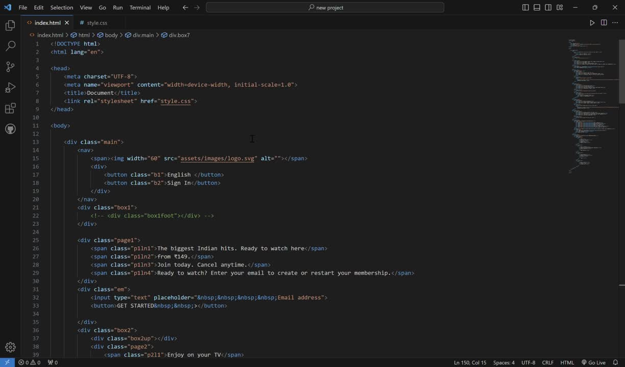Tarun M on LinkedIn: #html #css #webdevelopment #netflixclone Tarun M on LinkedIn: #html #css #webdevelopment #netflixclone