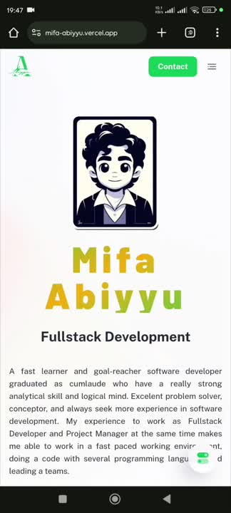 Mifa Abiyyu on LinkedIn: #javascript #nextjs #profile #webdeveloper # ... Mifa Abiyyu on LinkedIn: #javascript #nextjs #profile #webdeveloper # ...