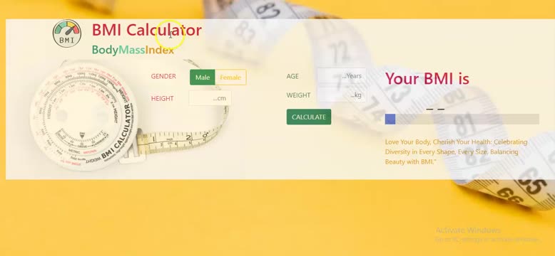#javascript #bmi #html #css3 #bootsrap5 #webdevelopment | ANJANA J MANI #javascript #bmi #html #css3 #bootsrap5 #webdevelopment | ANJANA J MANI