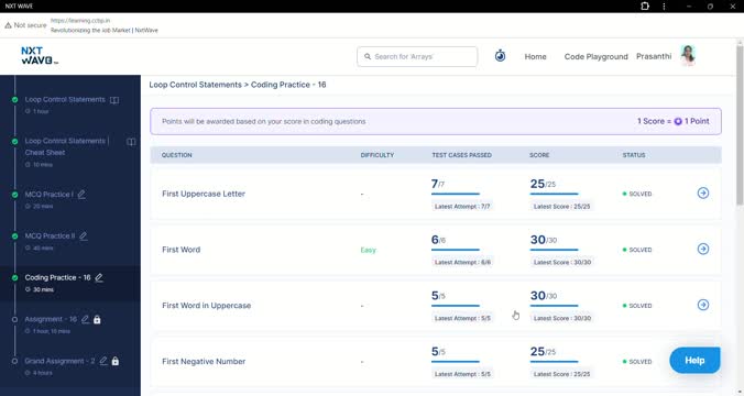 Prasanthi Chenna on LinkedIn: #100daysofcode #python #nxtwave #ccbp # ... Prasanthi Chenna on LinkedIn: #100daysofcode #python #nxtwave #ccbp # ...