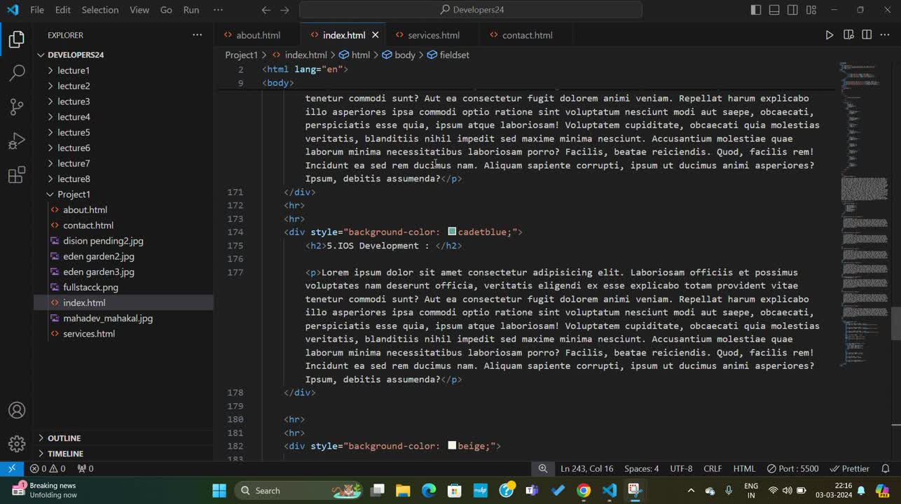 Showcasing our HTML project at coaching center | Shiv ram Sharma posted ... Showcasing our HTML project at coaching center | Shiv ram Sharma posted ...