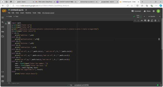 sharmi u on LinkedIn: task2 completed on python internship CodSoft# ... sharmi u on LinkedIn: task2 completed on python internship CodSoft# ...