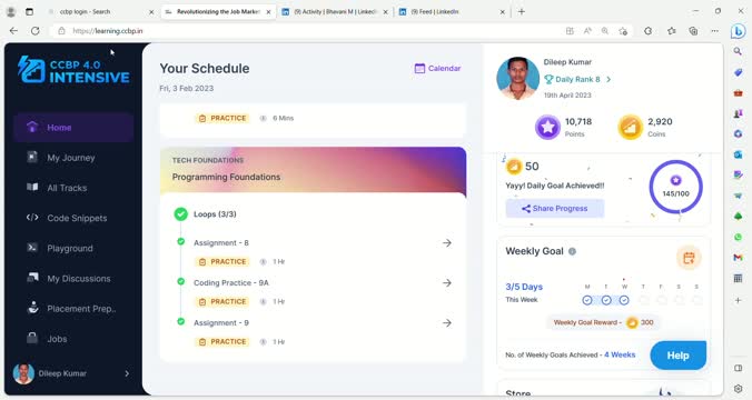 Dileep Kumar Gedela on LinkedIn: #day6 #50daysofcodechallenge # ... Dileep Kumar Gedela on LinkedIn: #day6 #50daysofcodechallenge # ...