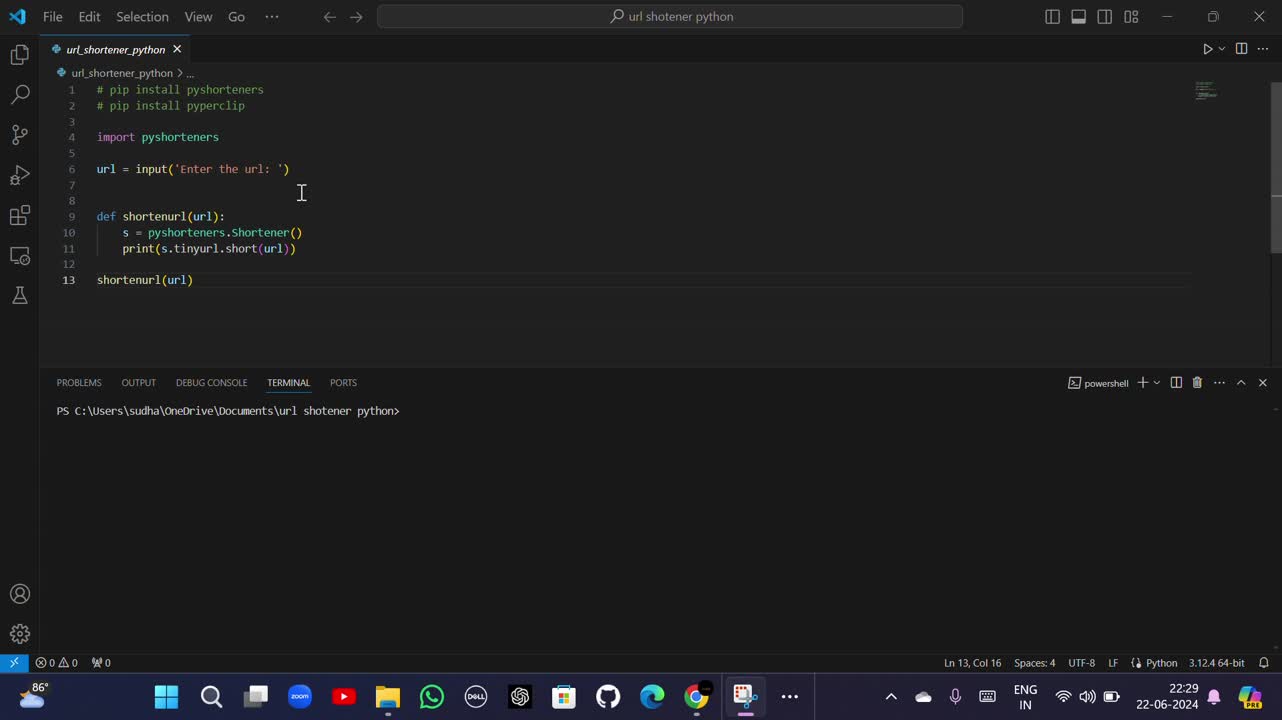 Completed Python URL Shortener project | Nandhitha V posted on the ... Completed Python URL Shortener project | Nandhitha V posted on the ...