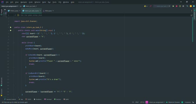 Abhishek .S on LinkedIn: #javaprogramming #java #internpe # ... Abhishek .S on LinkedIn: #javaprogramming #java #internpe # ...