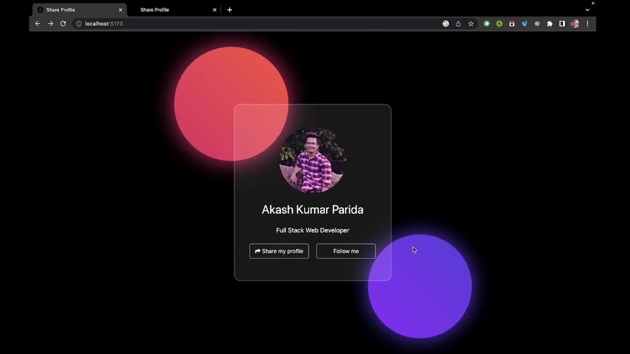 Created a Social Media Share Modal Website | Akash Kumar Parida posted ... Created a Social Media Share Modal Website | Akash Kumar Parida posted ...