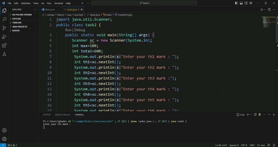 Akash Ghadai on LinkedIn: #codsoft #internship #javaprogramming Akash Ghadai on LinkedIn: #codsoft #internship #javaprogramming