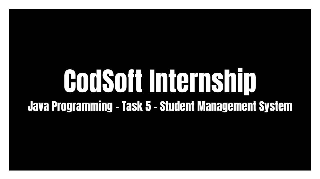 Praveen R on LinkedIn: #codsoft #codsoftinternship #javaprogramming # ... Praveen R on LinkedIn: #codsoft #codsoftinternship #javaprogramming # ...