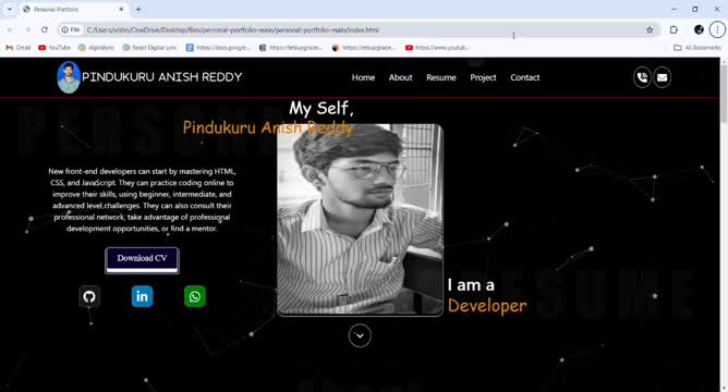 Anish Reddy on LinkedIn: #webdevelopment #portfolio #html #css # ... Anish Reddy on LinkedIn: #webdevelopment #portfolio #html #css # ...